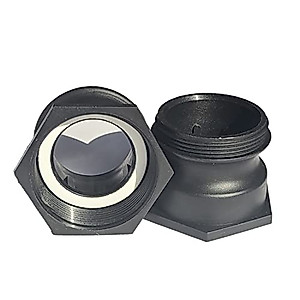 2 pack of IBC tote valve adapters 2" NPT female x 2" NPT Male IBC tote adapter cam and groove fittings with 2" fine thread male end for IBC tote valve cap