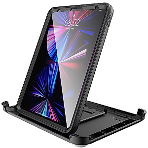 AICase for iPad Pro 11 Inch 4th/3rd/2nd/1st Generation 2022/2021/2020/2018,Heavy Duty Shockproof Triple Layer Defense for New Apple Pro 11" 4th 2022/3rd Gen 2021,2nd Gen 2020&1st Gen 2018(Black)