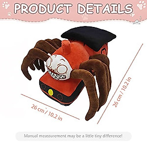 BOOLACYA Choo Choo Charles Plush Toy, 10 in Choo Choo Charles Toys Spider Train Doll, Choo Choo Charles Plushies Spider Stuffed Animal Choo Choo Charles Plushies for Kids and Game Fans Easter Gift