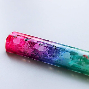 HFSECURITY Koi Space Bar Resin Keycaps for Cherry Mx Switch Mechanical Gaming Keyboard Handmade 6.25x Spacebar Colorful Resin Keycaps