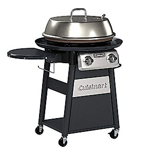 Cuisinart CGG-888 Outdoor Stainless Steel Lid, 360° Griddle Cooking Center