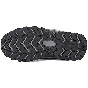 UBFEN Boys Girls Snow Boots Kids Winter Warm Outdoor Slip Resistant Cold Weather High Top Shoes Size 10.5 Little Kid