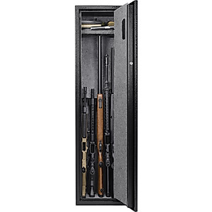 BARSKA New Large Quick Access Biometric Rifle Gun Safe Cabinet (13 in x 13 in x 52.25 in)