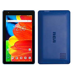 RCA Premium High Performance Voyager 7" 16GB Touchscreen Tablet Computer Quad-Core 1.2Ghz Processor 1G Memory 16GB Hard Drive Webcam WiFi Bluetooth Android 6.0-Blue