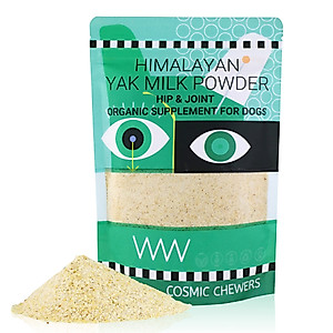 COSMIC CHEWERS | Yak Cheese Dog Food Topper | Boost Dog Agility Training & Muscle Recovery | Protein Powder for Dogs | Calcium-Rich 9oz Saving Pack