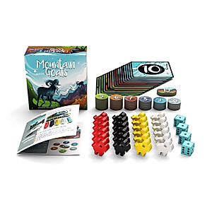 3 Small Games Plus Expansion Pack - Mountain Goats, Sequioa, GPS - Fast to Learn, Fast to Play - Family, Kid and Adult Games