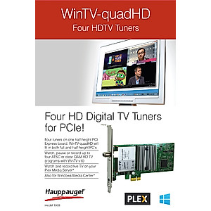 Hauppauge WinTV-quadHD PCI Express TV Tuner Card 1609