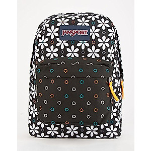 JanSport T501 Superbreak Backpack 2014 Winter Collection (Black Floral Geo)