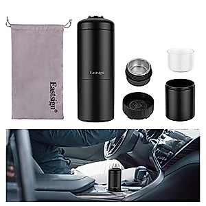 Eastsign Manual Espresso, Portable Espresso Machine, Compatible Ground Coffee, Hand Coffee Maker, Travel Gadgets, Manually Operated, Perfect for Camping, Hiking…