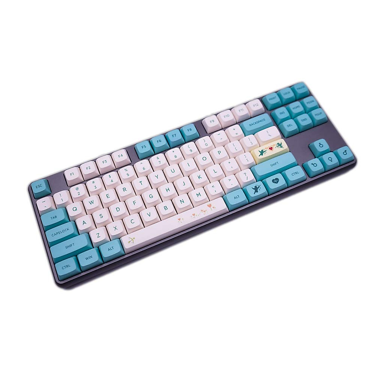 ONECAP 128 XDAS keycaps Dye-Sublimated Keycap for MX Switch Keyboards for Wired USB Mechanical Gaming Keyboard