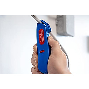 WEICON No. S4-28 - Cable Knife/Retractable Hook Stripping Blade/Adjustable Cutting Depth/Range 5/32-1 7/64 inch (4-28 mm) / 100% Made in Germany