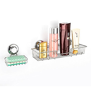 SANNO Suction Cups replacement Powerful Vacuum Suction Cup for shower caddy, sope dish,double hooks- Set of 2 Suction Cups