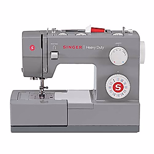 SINGER Heavy Duty Sewing Machine With Included Accessory Kit, 110 Stitch Applications 4432, Perfect For Beginners, Gray