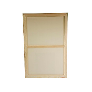 Sax Quality Stretched Canvas, 24 x 36 Inches, White