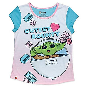 LEGO Star Wars Baby Yoda Grogu 2 Piece Pajama Set, Girls 10/12 Blue