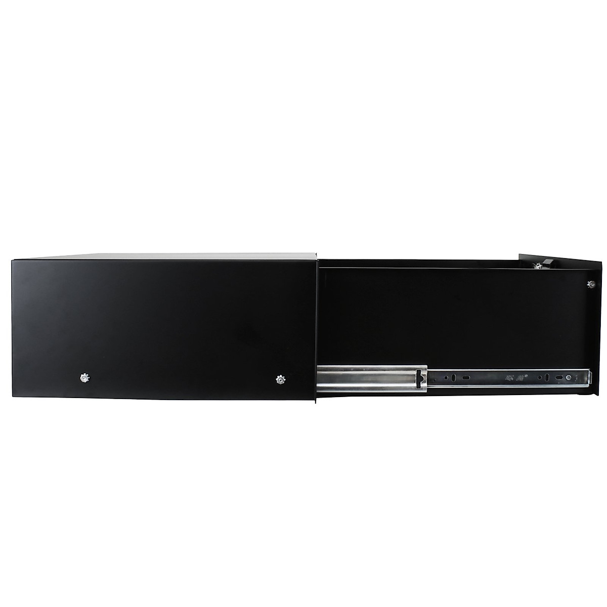 Penn Elcom 3234LK 4 Space (4U) Steel Rack Drawer with Slam Latch & Keyed Lock, 15.25 Inch Deep