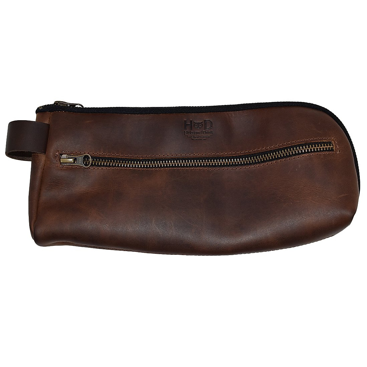 Hide & Drink, Carrying Case Compatible with Switch, Urban Travel Pouch, Soft Storage Bag, Scratch & Bump Protection, Minimalist Essentials, Full Grain Leather, Handmade, Bourbon Brown