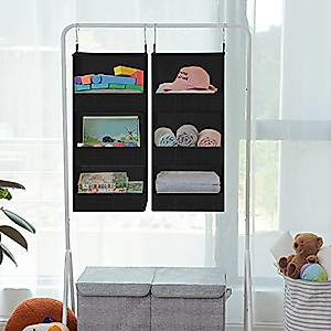 GRANNY SAYS Bundle of 2-Pack Hanging Organizer & 1-Pack Closet Hanging Shelves