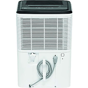 Frigidaire FFAD5033W1 Dehumidifier, High Humidity 50 Pint Capacity with a Easy-to-Clean Washable Filter and Custom Humidity Control for maximized comfort, in White