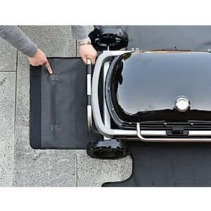 Cargo Protector Grill Cover for Weber 9010001 Traveler Heavy Duty Waterproof 600D Oxford Fabric Portable Storage Cover, Compatible with Weber 7030 Cargo Protector Storage Bag