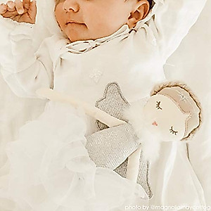 Mon Ami Angel Stuffed Doll - 15", Silver, Soft Elegant Plush Doll for Little Girls, Use as Toy or Room Decor, Great Gift for Kids of All Ages