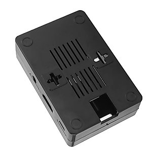 Raspberry Pi Case, 3B/3B+ ABS Shell Enclosure Sturdy Enclosure Box for Raspberry Pi Widely Used for Repair Parts for Man(Black)