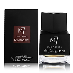 YSL M-7 Oud Absolu Eau de Toilette Spray for Men, 2.7 Ounce