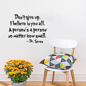 HACASO Dr Seuss Bedroom Quote Decors Wall Saying Decals Quote for Home Wall Stickers Nursery Room Decor (23)