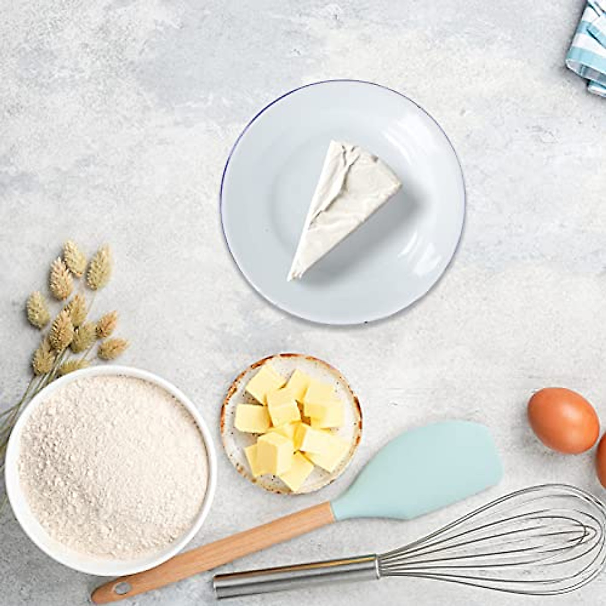 Hemoton 8 Pcs Vintage Enamel Plate Fruit Plate Enamel Fruit Platter Vintage Salad Plate Enamel Washing Platter Vintage Enamel Trays Enamelware Serving Platter ( 14cm/ 5.5inch )