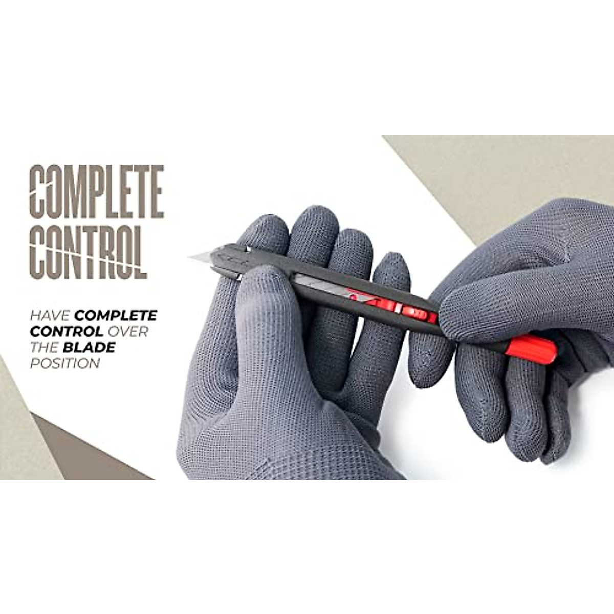 VViViD Best Damn Knife - Heavy Duty Precise Utility Blade, Sturdy Safety Lock, and 10 Replacement Blades