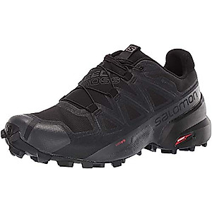 Salomon Speedcross 5 Gore-tex Trail Running Shoes for Men, Black/Black/Phantom, 10