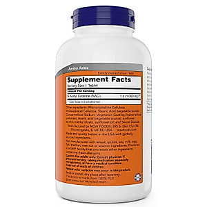Now NAC, 1000 mg, 250 Tablets, Vegetarian and Vegan, Non-GMO