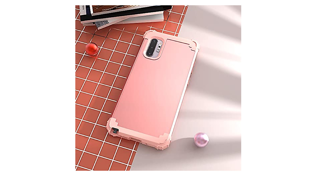 IDweel Galaxy Note 10 Plus Case in Rose Gold - Heavy Duty Protection