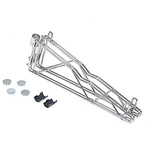 Nexel 18" Adjustable Single Wire Shelf Bracket, Chrome Finish
