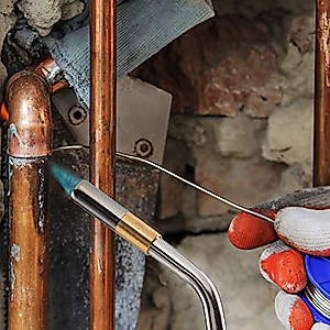 Ivation Trigger Start Propane Torch, High-Temperature Flame Torch [2372°F] w/Easy Trigger-Start Ignition & Adjustable Flame Control for Light Welding, Soldering, Brazing, Heating, Thawing & More