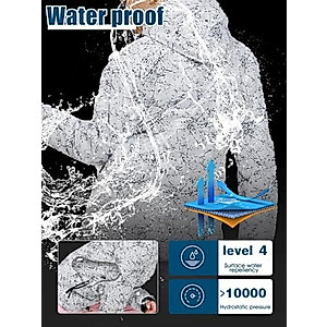 RIUIYELE Women's Ski Jackets and Pants Set Waterproof Insulated Snowsuit Winter Warm Skisuit Fashion Snowboarding Snow Coat (style1,M)