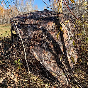 THUNDERBAY Lock Down Pop Up Portable 3-4 Person Hunting Blind 3D Shadow-tech Textured Fabric Ground Blind