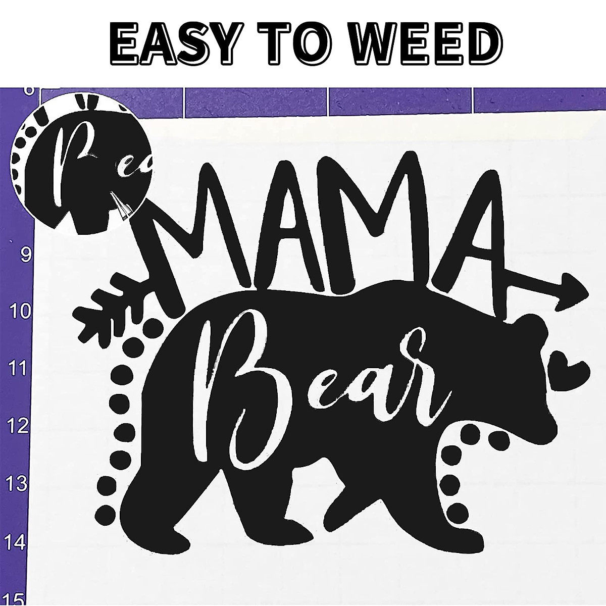 Matte Black Permanent Vinyl for Cricut, Lya Vinyl Matte Black 12" x 50Ft Permanent Adhesive Vinyl Roll for CRI-Cut, Silhouette Cameo, Vinyl Roll for Craft Cutter