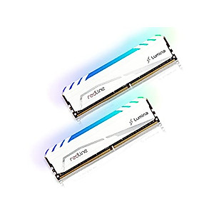Mushkin Redline RGB White - DDR4 UDIMM - 64GB (2x32GB) 3600MHz CL-16-288-pin1.35V Desktop Ram - Non-ECC - Dual Channel - Lumina Heatsink (MLB4C360GKKP32GX2)