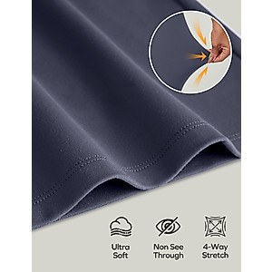 Ewedoos Yoga Pants Women High Waisted Pants with 3 Pockets Bootcut Yoga Trouser Style Yoga Pants Stretchy Work Pants Gray