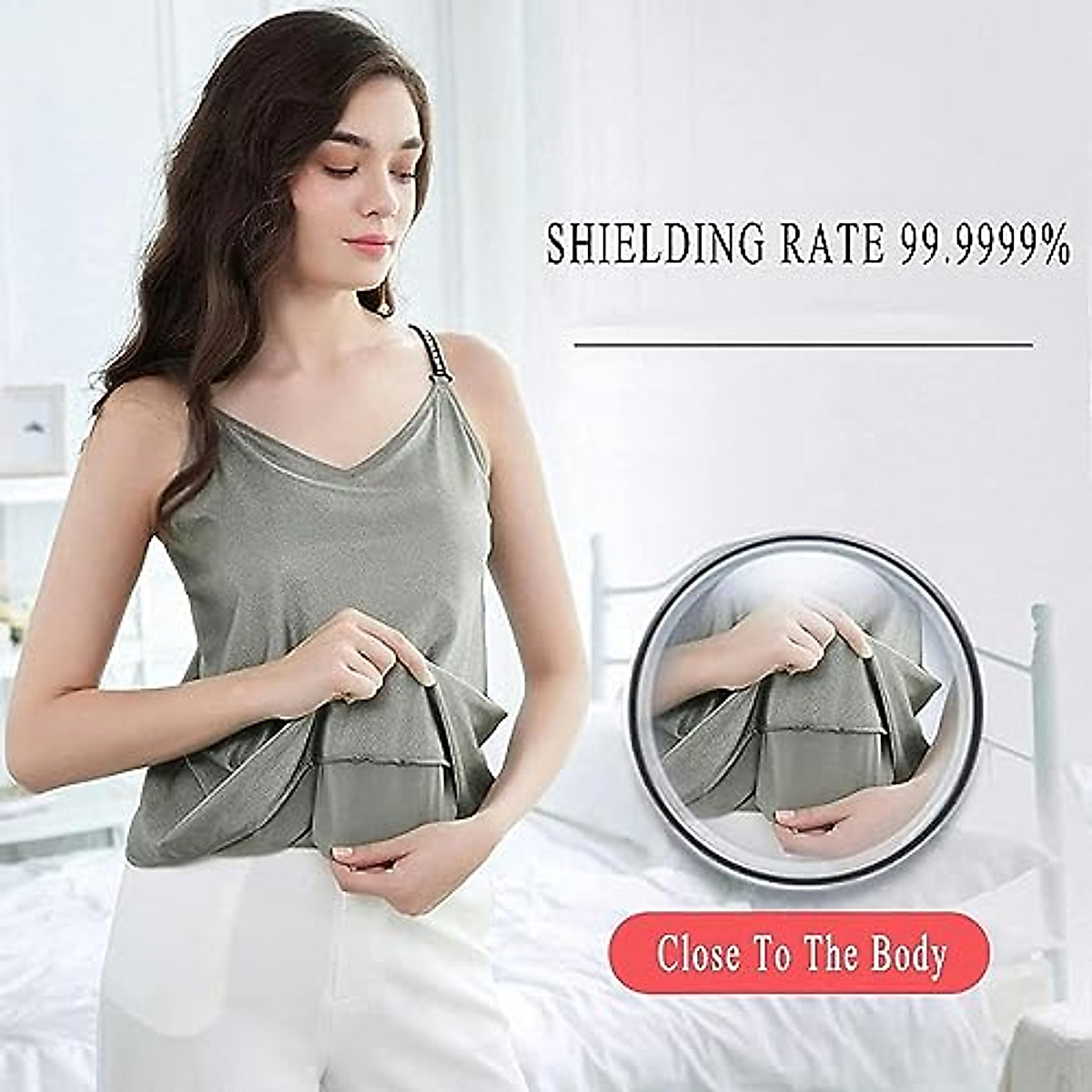 EMF Shielding Underwear Radiation Protection Lingerie Silver Fiber Maternity Clothes Protect The Body from Radiation Injury
