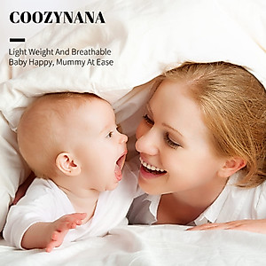 COOZYNANA Baby Newborn Knotted Gown, Ultra Soft Baby Knotted Sleeper Gown and Hat Set, Unisex Infant Sleep Onesie, Baby Boy Girl Coming Home Outfit, 0-3 Months, Blue Green