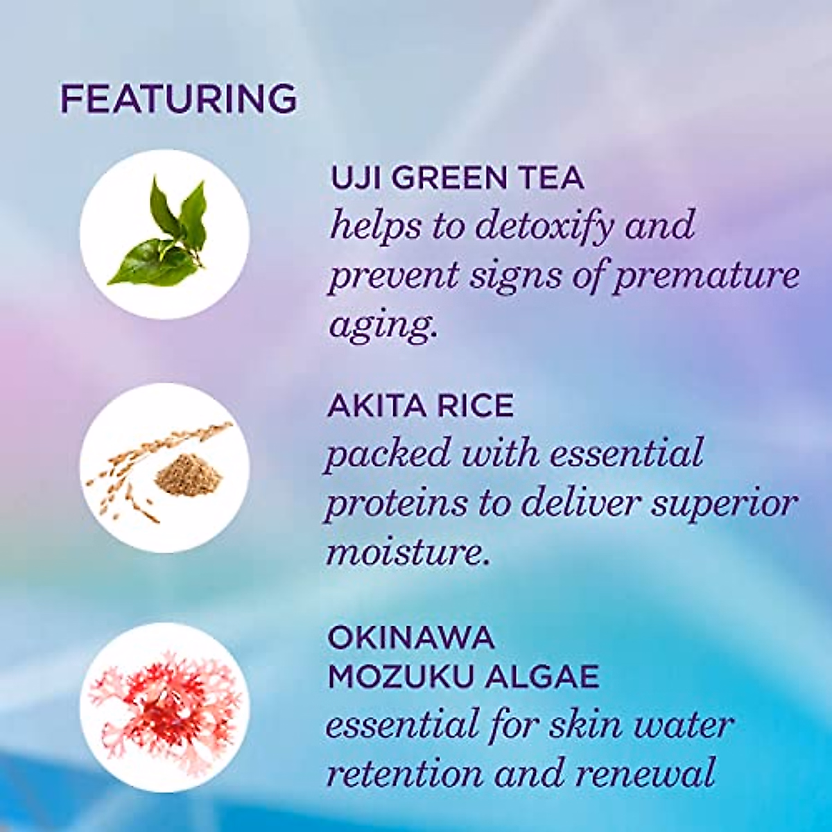 TATCHA Luminous Deep Hydration Lifting Mask: Single Use Mask for Luminous Skin (20 ml / 0.68 oz)