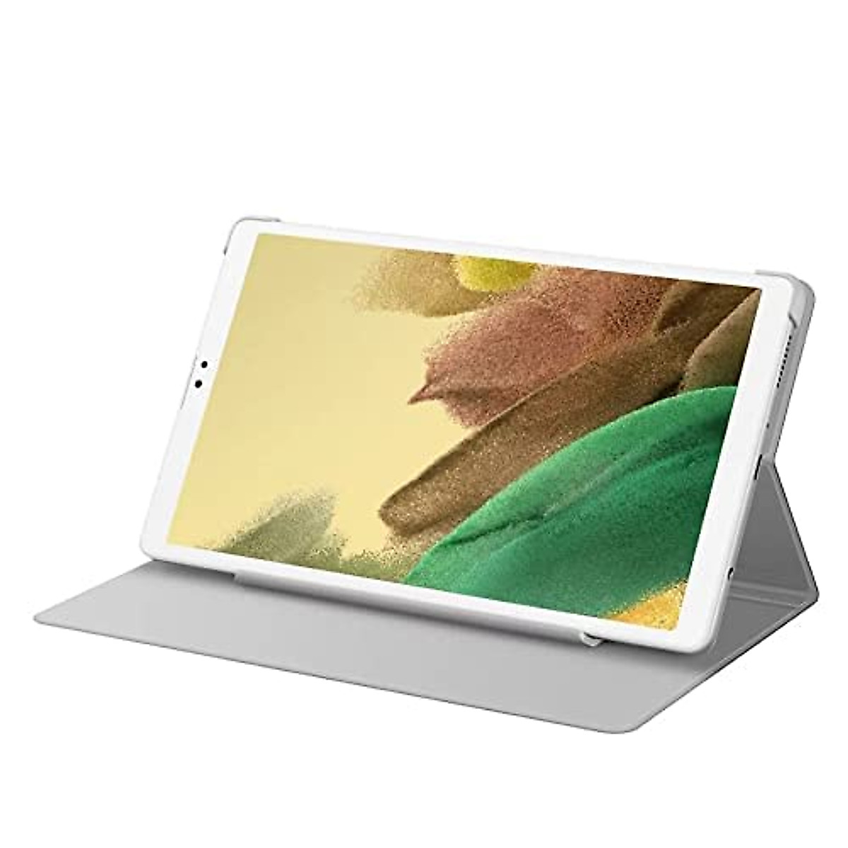 Samsung Galaxy Tab A7 Lite 8.7" (32GB, 3GB) All Day Battery, Wi-Fi Only Android 11 Octa-Core Tablet, International Model SM-T220 (Folding Smart Cover Bundle,Silver)