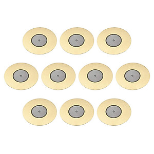 uxcell 10 Pcs Piezo Discs 50mm Acoustic Pickup Transducer Ceramic Trigger Buzzer Drum Guitar