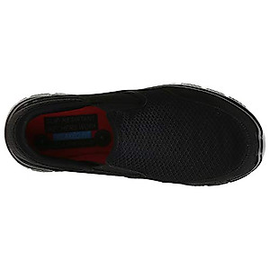 Skechers Men's Black Flex Advantage Slip Resistant Mcallen Slip On - 9.5 D(M) US