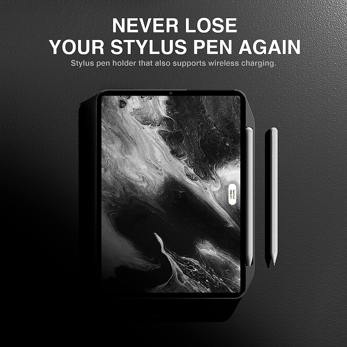 SWITCHEASY CoverBuddy Lite for iPad Pro 12.9" Case Compatible with Magic Keyboard & Smart Keyboard Folio (Keyboard Not Included) | with Pencil Holder | ONLY for 2021-2022 iPad Pro 12.9" (Black)