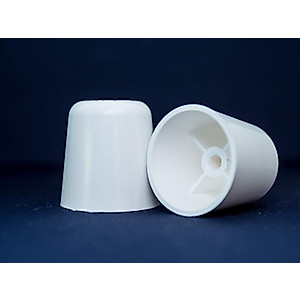 Stinky John's Tall Toilet Bolt Caps: Don't Cut Those Bolts! 100% Made in USA, toilet bolt caps, toilet bolt covers, toilet screw covers (Universal Fit, 2 Pack)