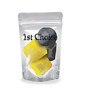 Black and Yellow Gold Crepe Paper Streamers (2 Rolls Each Color) Made in USA