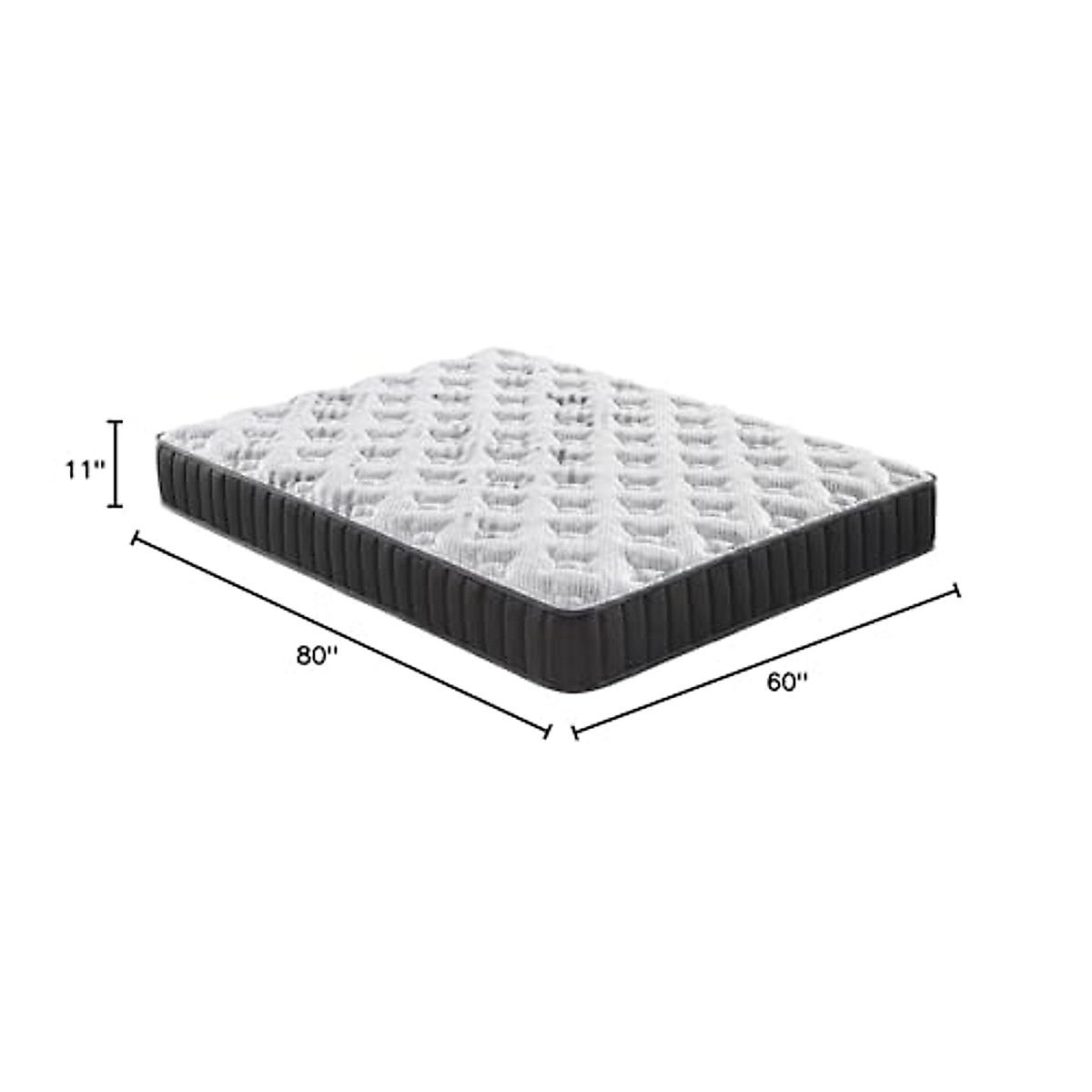 Primo International Dream 11in Tight Top Pocket Coil Mattress, Queen